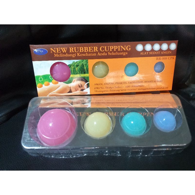 Jual NEW RUBBER CUPPING CPK isi 4 pcs( Alat Sedot Angin / Kop Angin ...