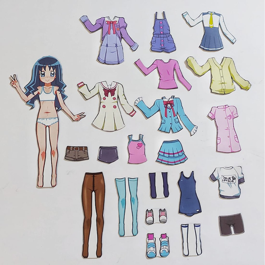 Jual Busy Page Bp Bpan Orang Mainan Anak Edukasi Paper Doll Bongkar ...