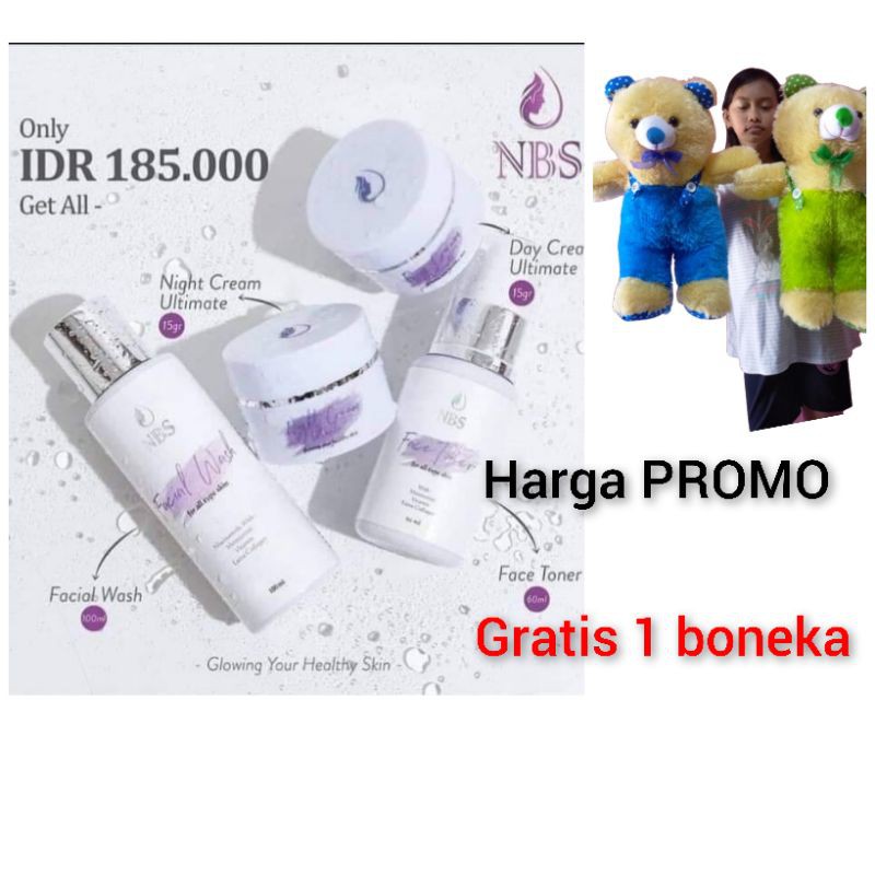 Jual paket cream NBS free boneka / skincare NBS | Shopee Indonesia