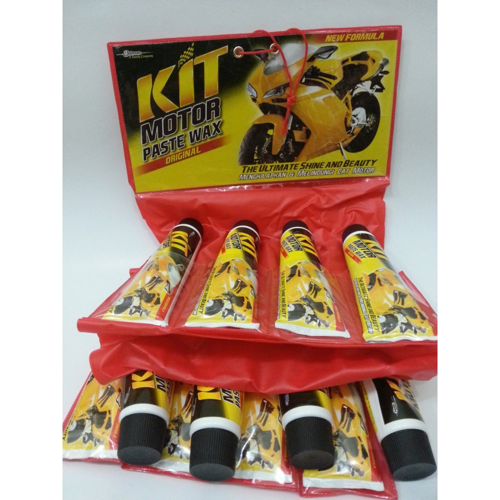 Jual Pengkilap Poles Wax Kit Motor Paste Wax Original (60gr) | Shopee ...