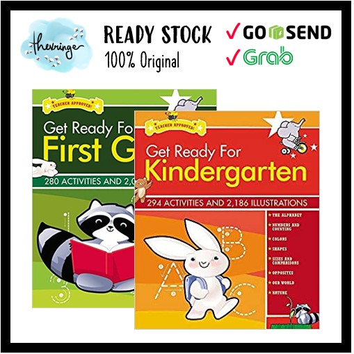 Jual Get Ready for School Series Kindergarten / First Grade Workbook ...