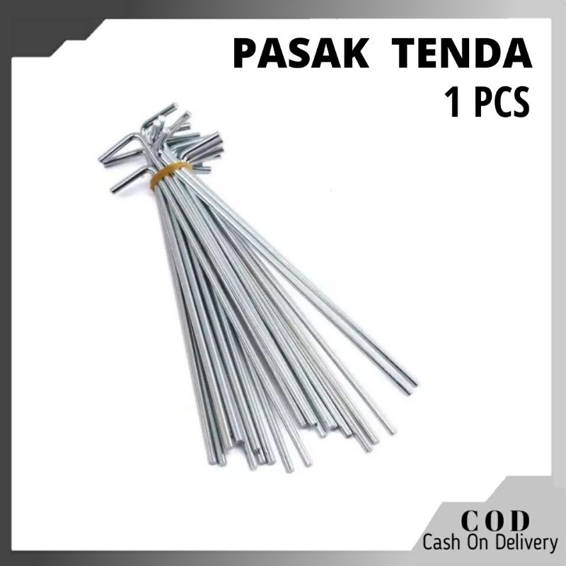 Jual Pasak Tenda Murah Tebal Stainless Steel 18Cm Besi Tenda camping ...