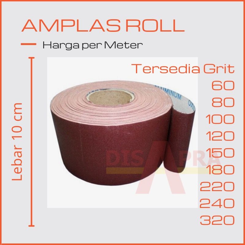 Jual AMPLAS ROLL HARGA PER METER UKURAN TERLENGKAP & TERMURAH TERSEDIA ...
