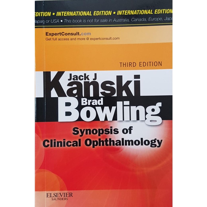 Jual ORIGINAL Kanski Synopsis of Clinical Ophthalmology 3e | Shopee Indonesia