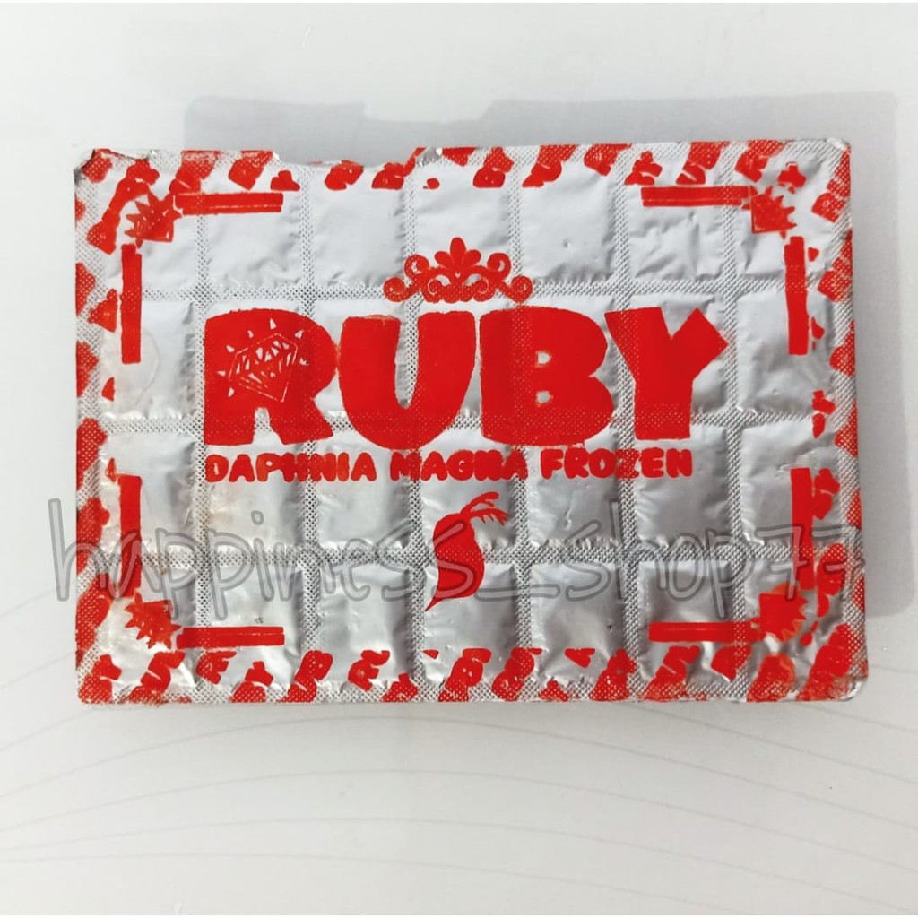 Jual KUTU AIR BEKU/ FROZEN DAPHNIA MAGNA RUBY 100 GRAM | Shopee Indonesia