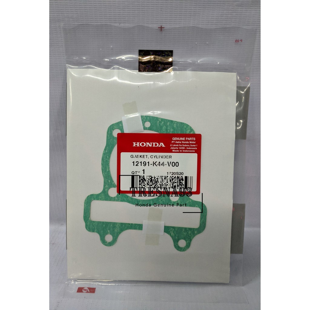 Jual 12191-K44-V00 PAKING KERTAS ORIGINAL ALL BEAT ESP, VARIO 110 ESP ...