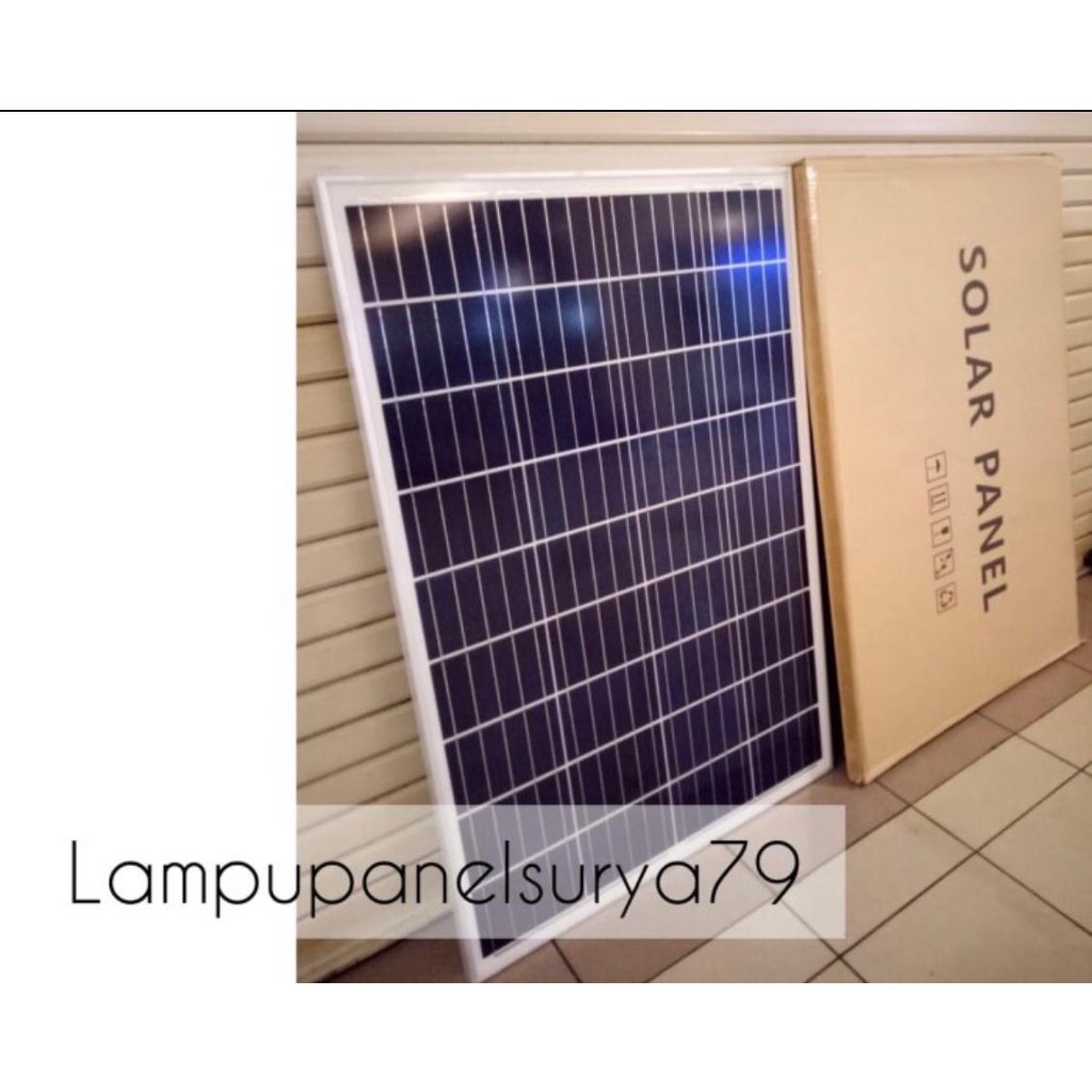 Jual Solar Panel Surya Solarcell 100WP Poly + Packing Kayu | Shopee ...