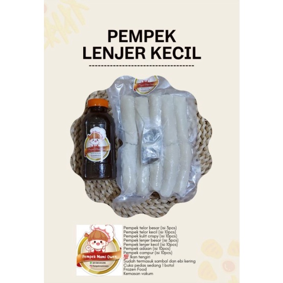 Jual Pempek Lenjer Kecil (isi 10pcs) | Shopee Indonesia