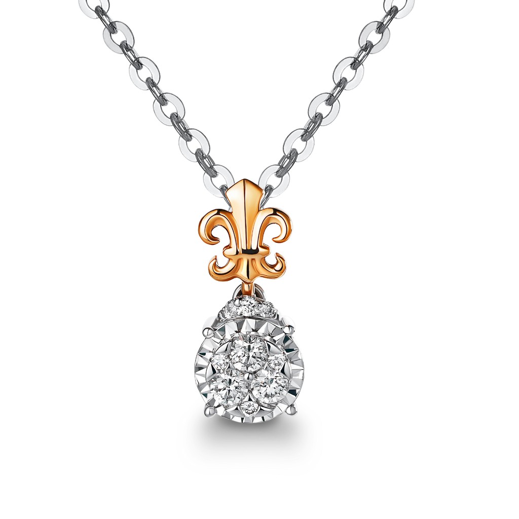 Adelle Jewellery - Lilith Diamond Pendant - Liontin Emas Berlian ...