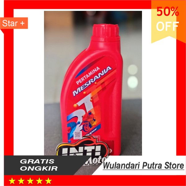 Jual Oli Mesin Mesran 2T 1 liter Pertamina Original Asli Oil Motor ...