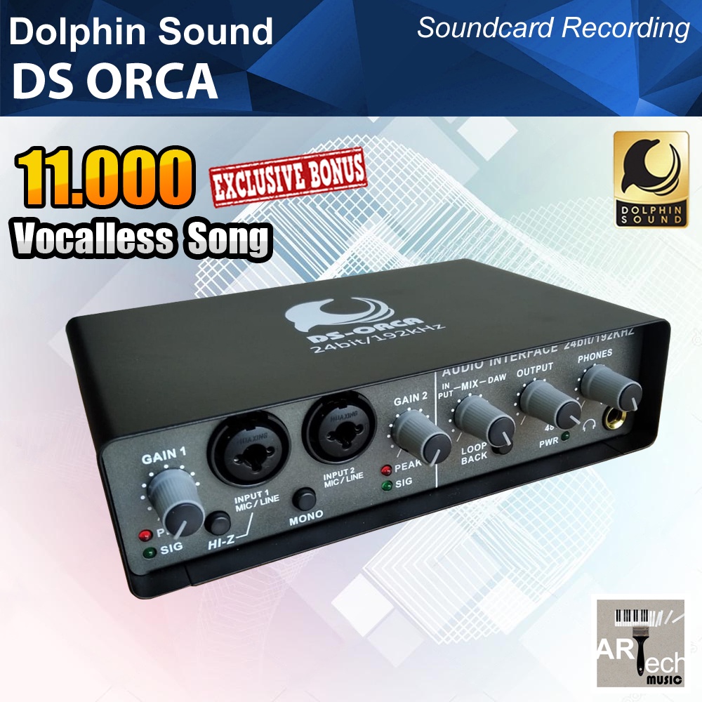 Jual Dolphin Sound DS ORCA / DS-ORCA Audio Interface Soundcard ...