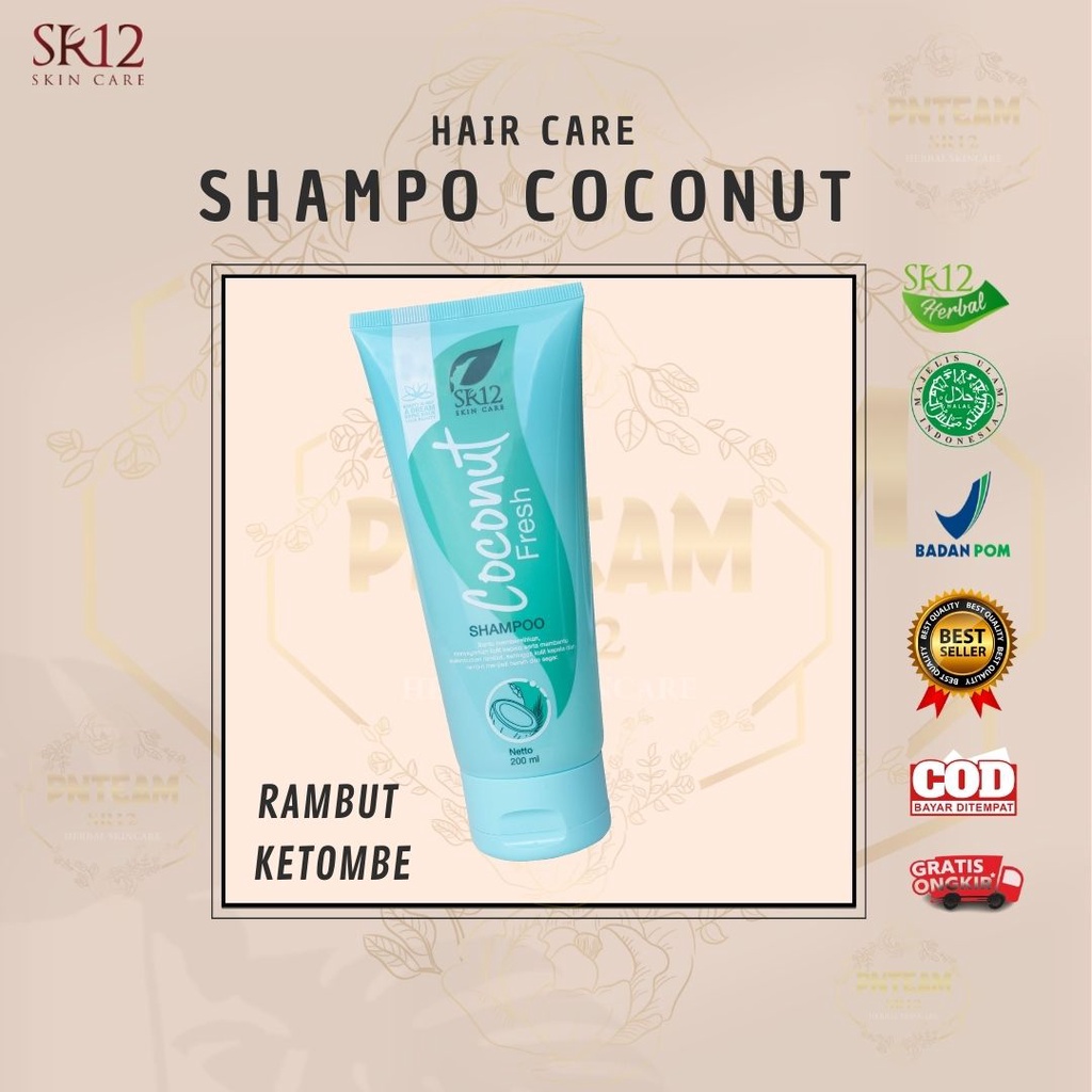 Jual COCONUT FRESH SHAMPOO SR12 / SAMPO KELAPA / SHAMPO ANTI DANDRUFF ...