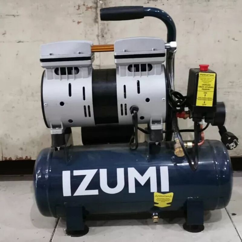 Jual Izumi kompresor silent oilless compressor OL 0709 3/4HP 550w tank ...