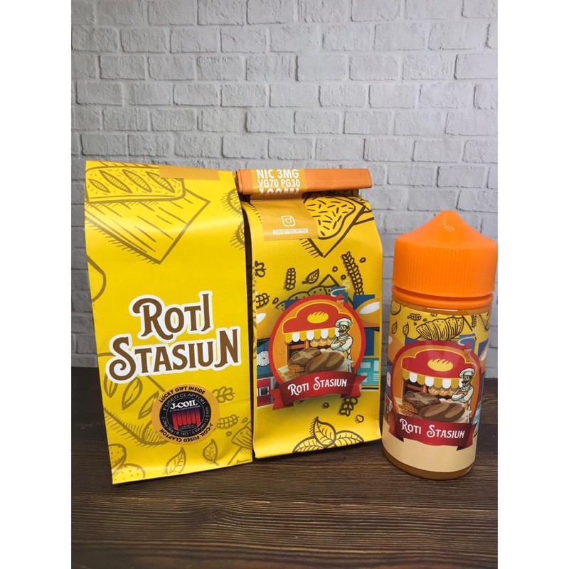 Jual LIQUID ROTI STASIUN 3/6/9MG 100ML CUKAI | Shopee Indonesia