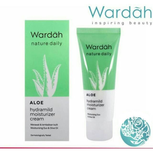 Jual Pelembab Wardah Nature Daily Aloe Hydramild Moisturizer Cream ... Jual Pelembab Wardah Nature Daily Aloe Hydramild Moisturizer Cream ...
