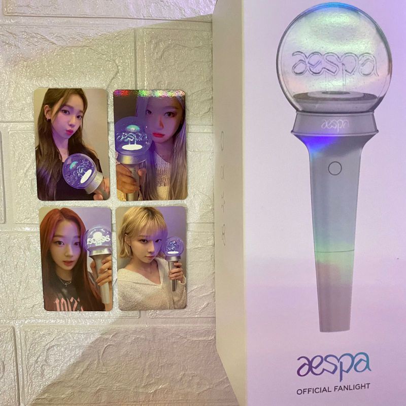 Jual READY STOCK OFFICIAL LIGHTSTICK AESPA FANLIGHT AESPA OFFICIAL SEALED WITH BENEFIT POB ...