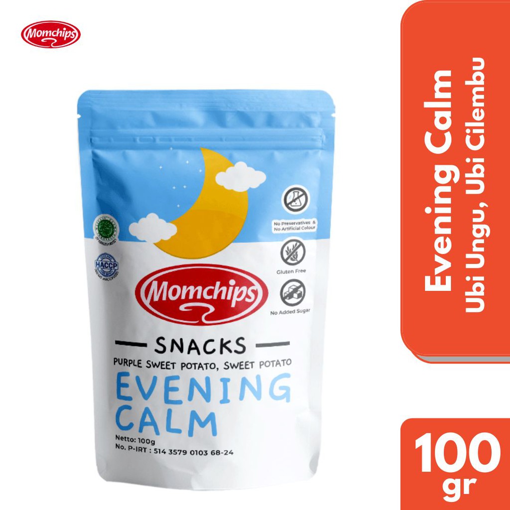 Jual Evening Calm ( MIX FRUIT) Momchips Keripik buah dan sayur (Snack ...