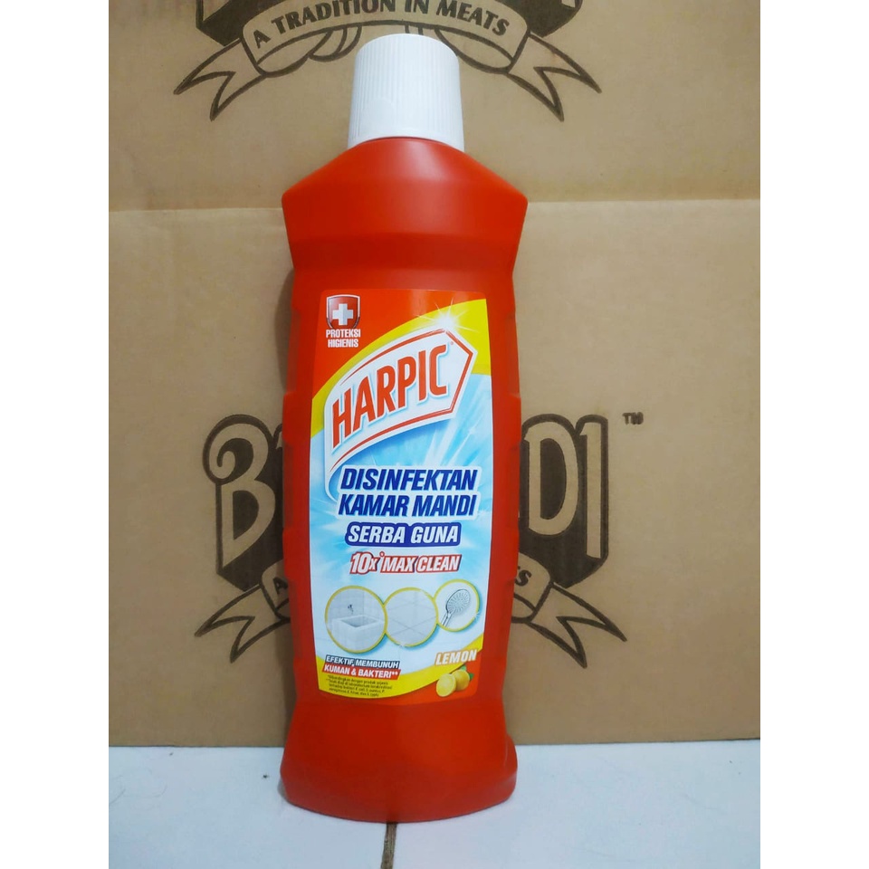 Jual Harpic Disinfektan Kamar Mandi Serbaguna lemon 450 ml | Shopee ...