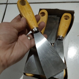 Jual Kape 2 inch gagang kayu scraper skrap dempul kape dempul kayu ...