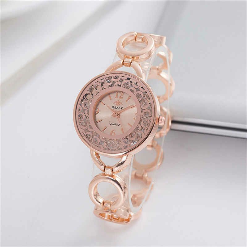 Jual Jam Tangan Wanita REALY Original Impor Stainless Steel Jam Tangan ...
