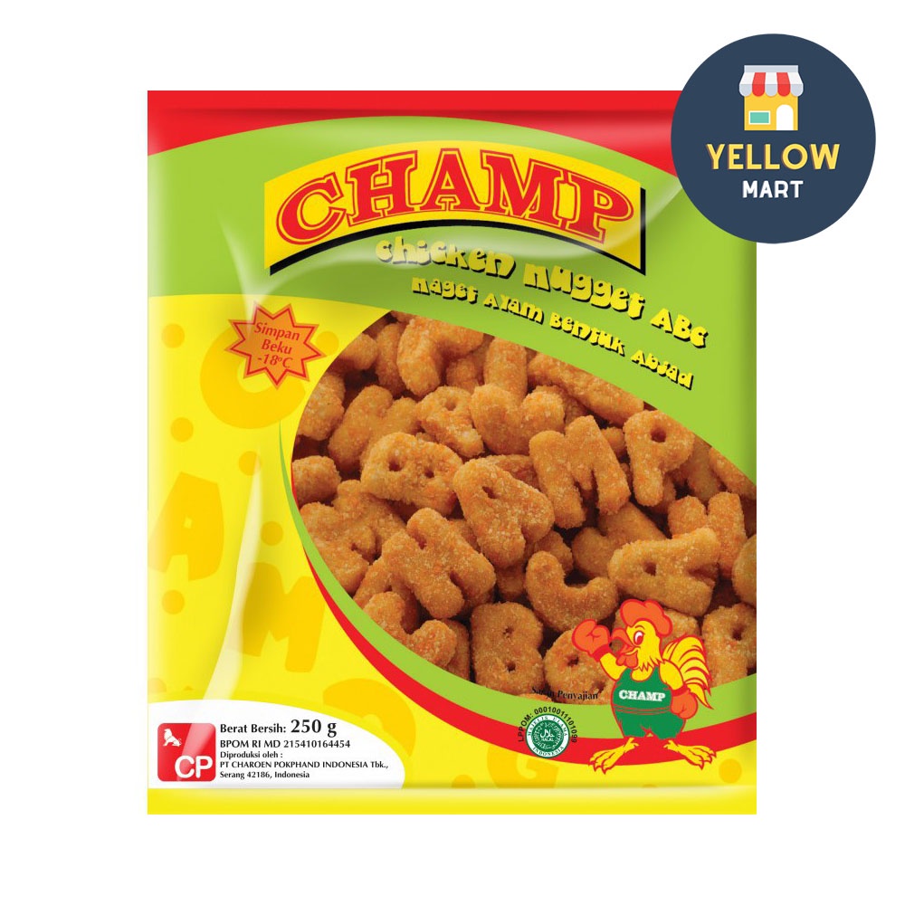 Jual Champ Chicken Nugget ABC Alphabet 250 Gram (FROZEN FOOD BANDUNG ...