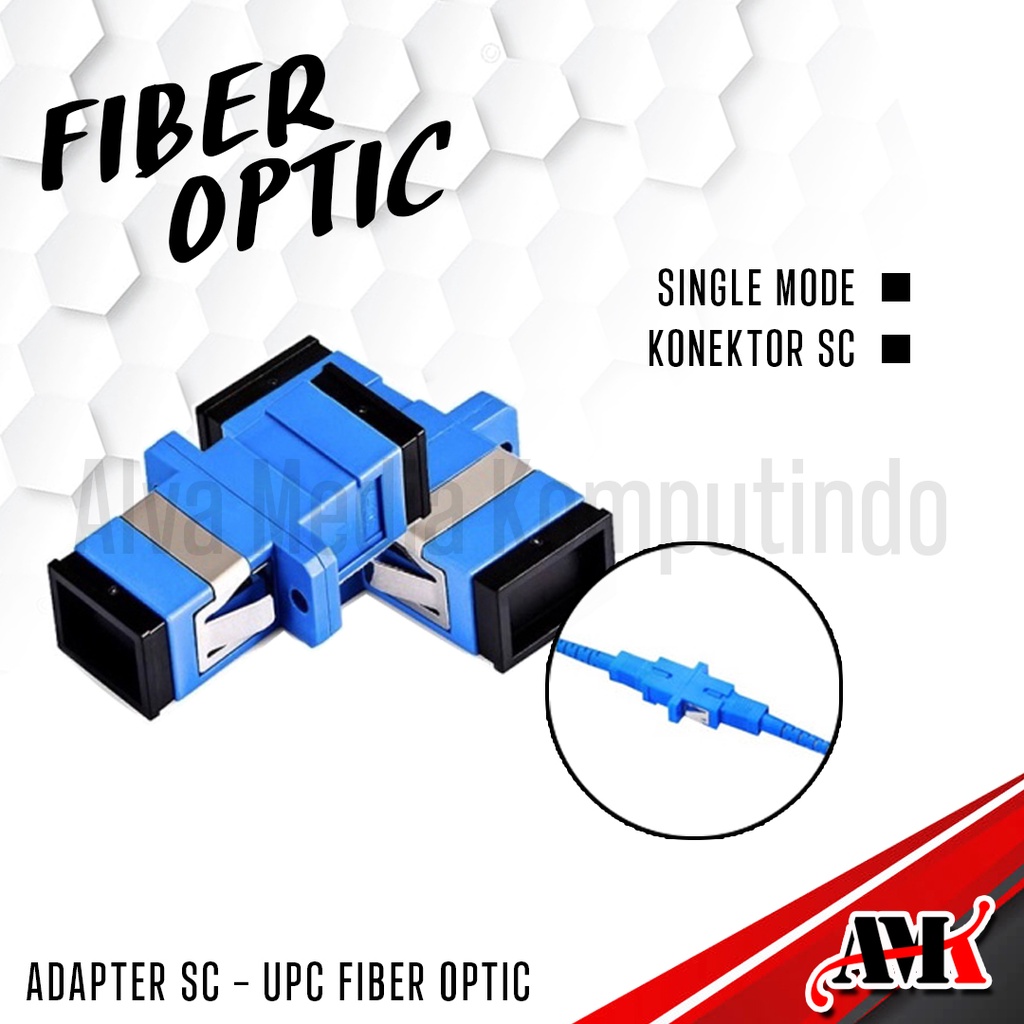Jual Fo Adapter SC to SC / Adapter Fiber Optic SC to SC Sambungan ...