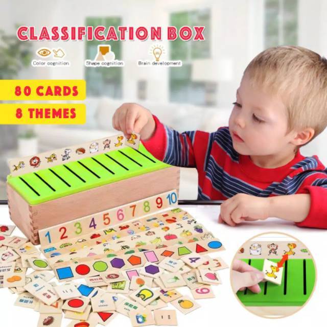 Jual MAINAN EDUKASI MATCHING BOX CATEGORY BOX | CLASSIFICATION BOX ...