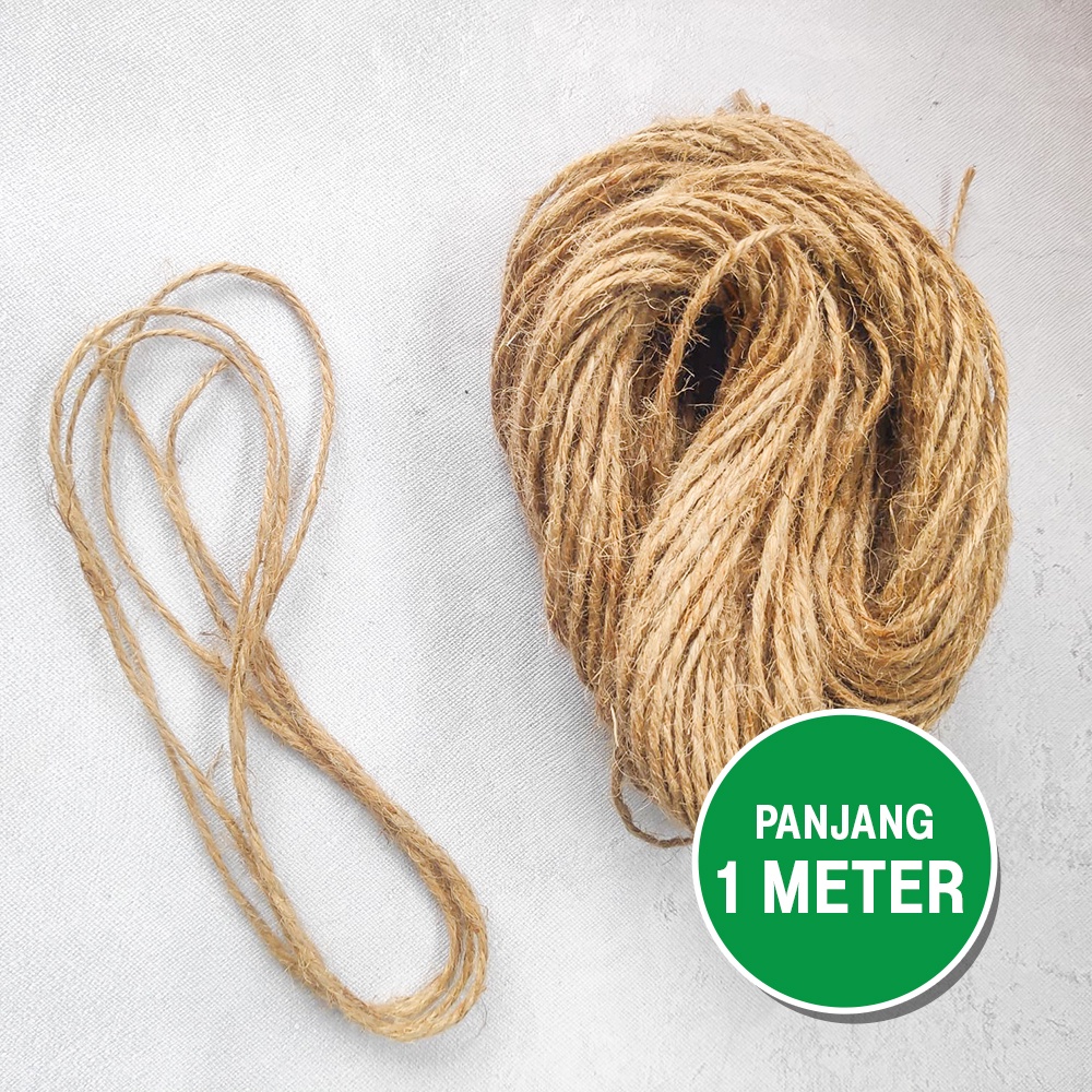 Jual TALI RAMI / TALI GONI 2 PLY UNTUK TALI BOX DAN DEKORASI 1 METER ...