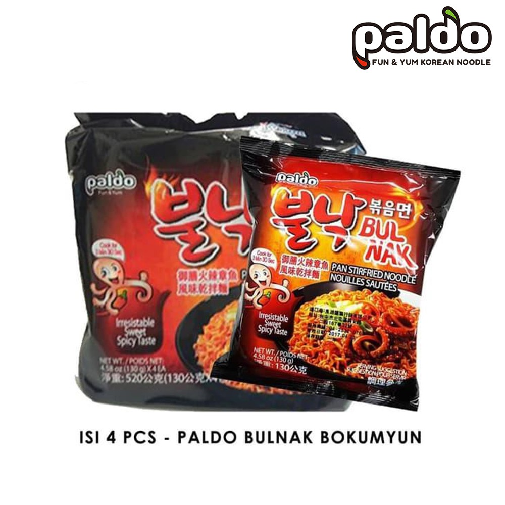 Jual 1 PACK ISI 4 PCS - Paldo Bulnak Bokumyun | Shopee Indonesia