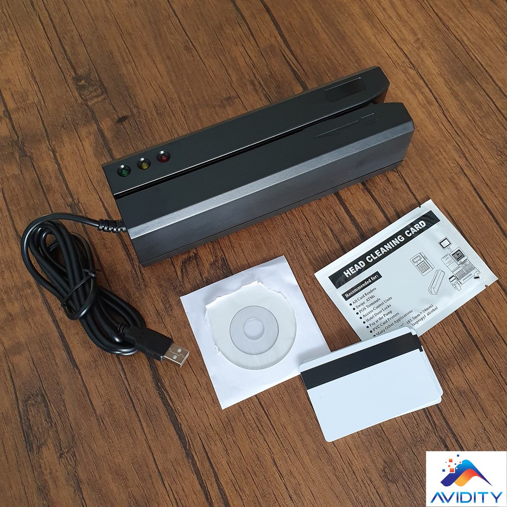 MSR605X Magnetic Stripe Card Reader Writer Encoder Credit Magstrip ...