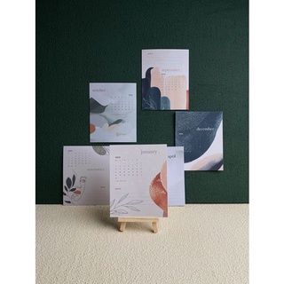 Jual Kalender 2023 Aesthetic Abstract | kalender kayu a6 | kalender ...