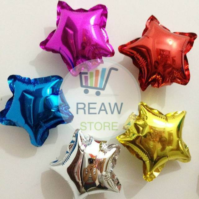 Jual Balon Foil Bintang / Star Super Mini (10cm) | Shopee Indonesia
