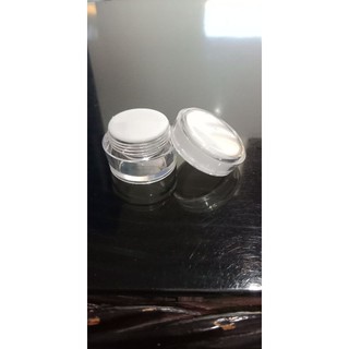 Jual Pot cream 5 gr Acrylic bulat ( putih,pink,gold,natural,hitam ...