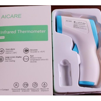 Jual Ready Stok TERMOGAN AICARE Thermometer Infrared | Shopee Indonesia