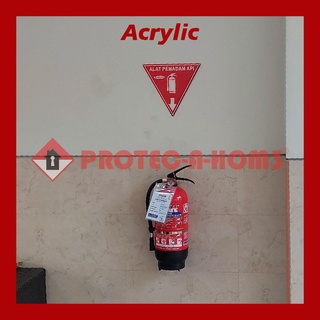 Jual SEGITIGA APAR AKRILIK / SEGITIGA APAR ACRYLIC / SEGITIGA ALAT ...