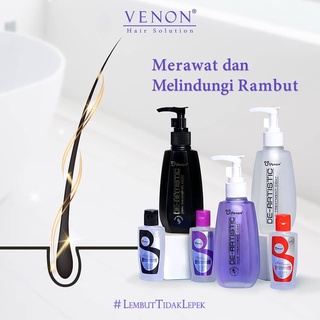 Jual Vitamin Rambut Venon Hair Treatment Coat Merah 160 ML | Shopee ...