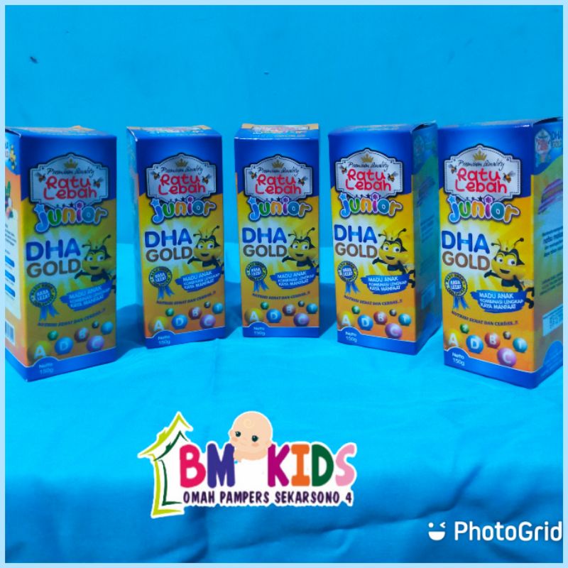 Jual MADU RATU LEBAH JUNIOR DHA GOLD | Shopee Indonesia