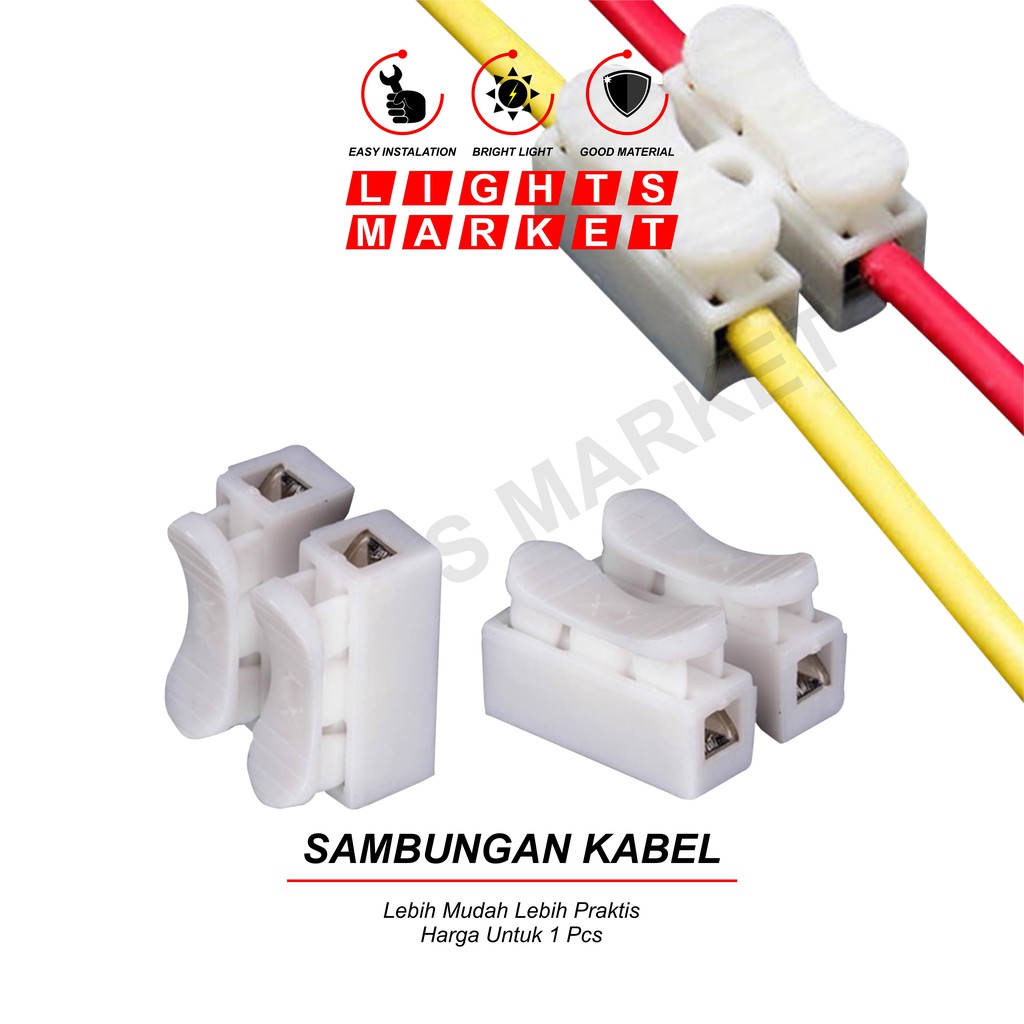 Jual Konektor Penyambung Sambungan Terminal Kabel Listrik | Shopee ...