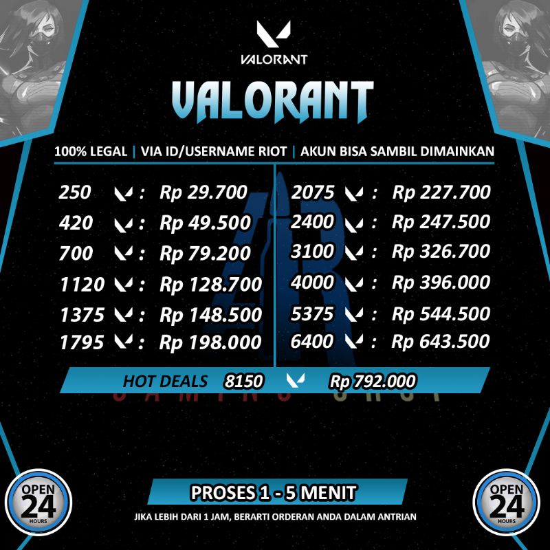 Harga Valorant Terbaru September 2021 | BigGo Indonesia