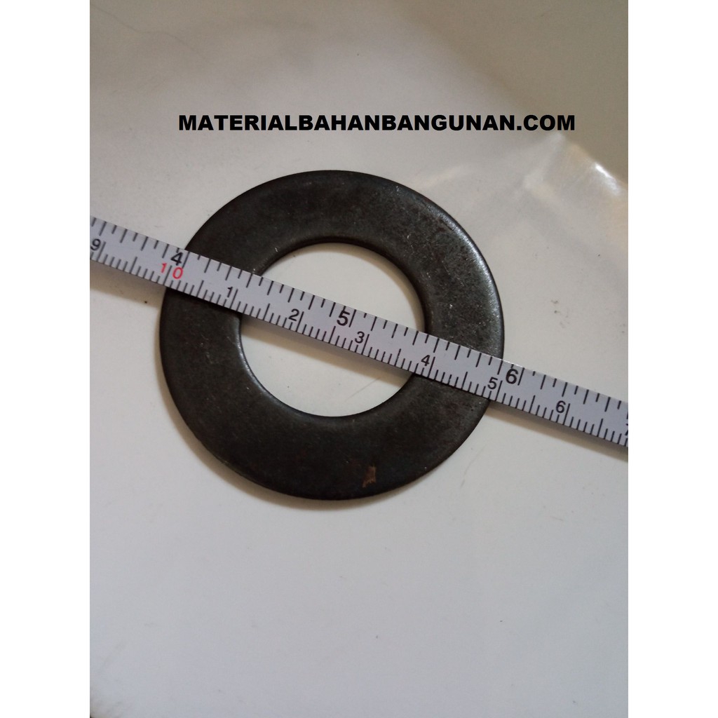 Jual Ring Plat Baja 1 inch m 24 Washer Plate Hitam Pengencang Baut ...
