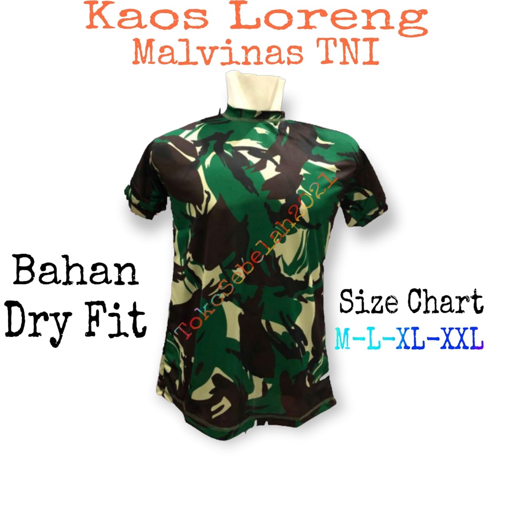 Jual Kaos Loreng TNI AD Malvinas / Baju Kaos Loreng Tni Bahan Dryfit ... Jual Kaos Loreng TNI AD Malvinas / Baju Kaos Loreng Tni Bahan Dryfit ...