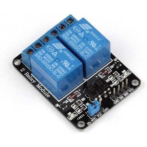 Jual Modul Relay 5 Volt 2 Kanal Relay 5V 2 Channel Module | Shopee ...