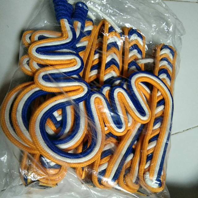 Jual Tali kur komando-tali kur pramuka biru putih kuning | Shopee Indonesia