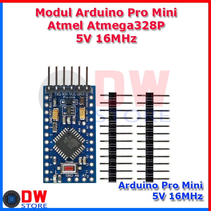 Jual ARDUINO PRO MINI PROMINI ATMEGA328 ATMEGA 328 5V 16M Indonesia ...