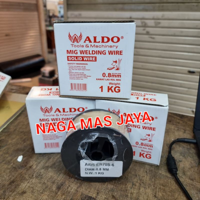 Jual Kawat Las Co2 70s 6 0 8mm 1kg Kawat Las Mig 0 8 Mm Solid Mig