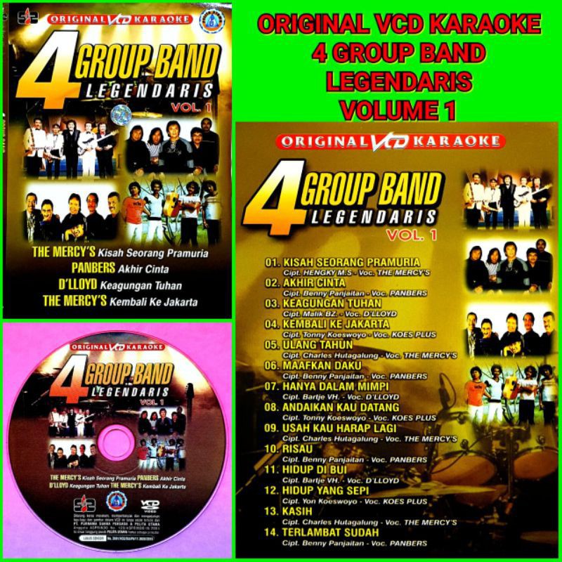Jual KASET ORIGINAL VIDEO MUSIK LAGU KARAOKE TEMBANG KENANGAN BAND LEGENDARIS | Shopee Indonesia