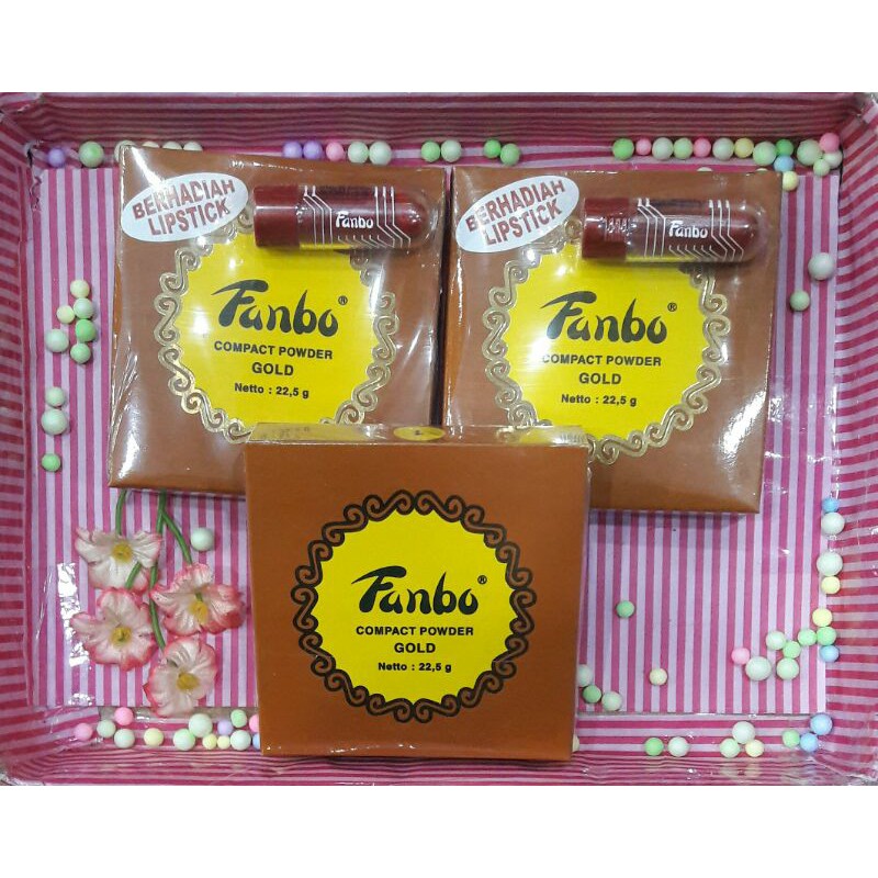 Jual fanbo gold compact powder | Shopee Indonesia