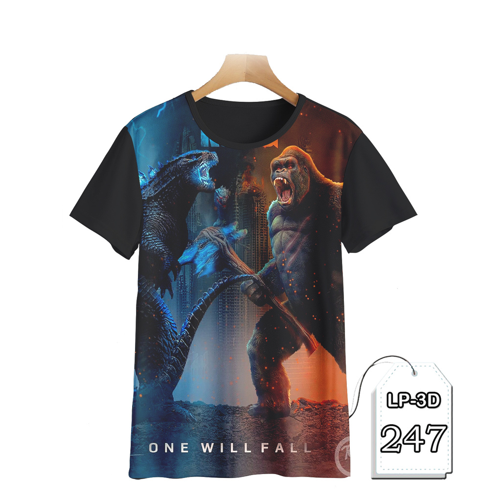 Jual Baju Anak Godzilla vs KONG Baju Godzilla Kartun TV Anak Series ...