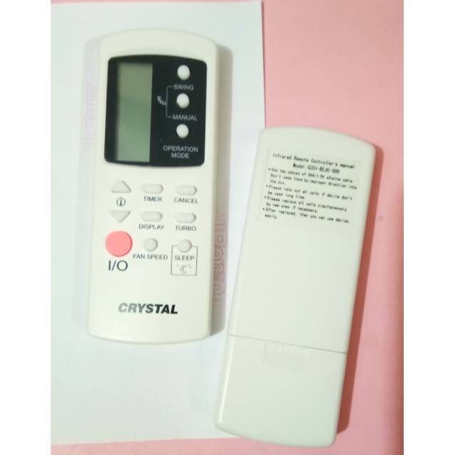 Jual Remot Remote ac crystal denpoo GZ01-BEJ0-000 asli original ...