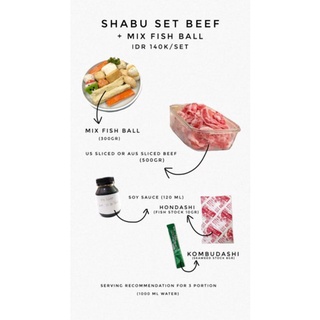 Jual Shabu Set + Mix Fish Ball | Shopee Indonesia